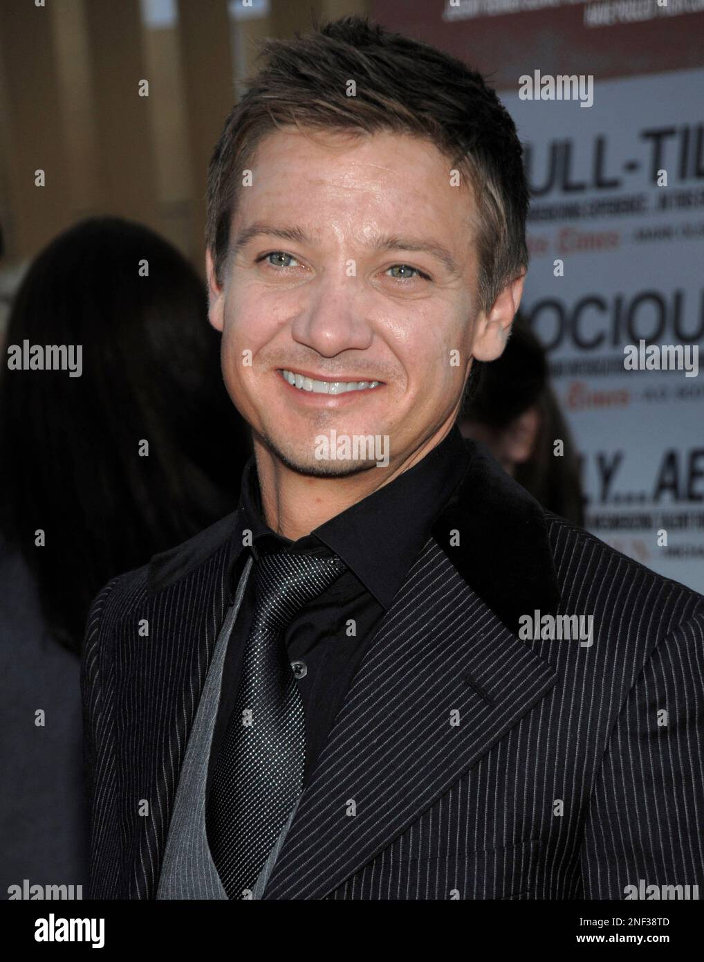 Actor Jeremy Renner arrives at the premiere of the feature film "The ...
