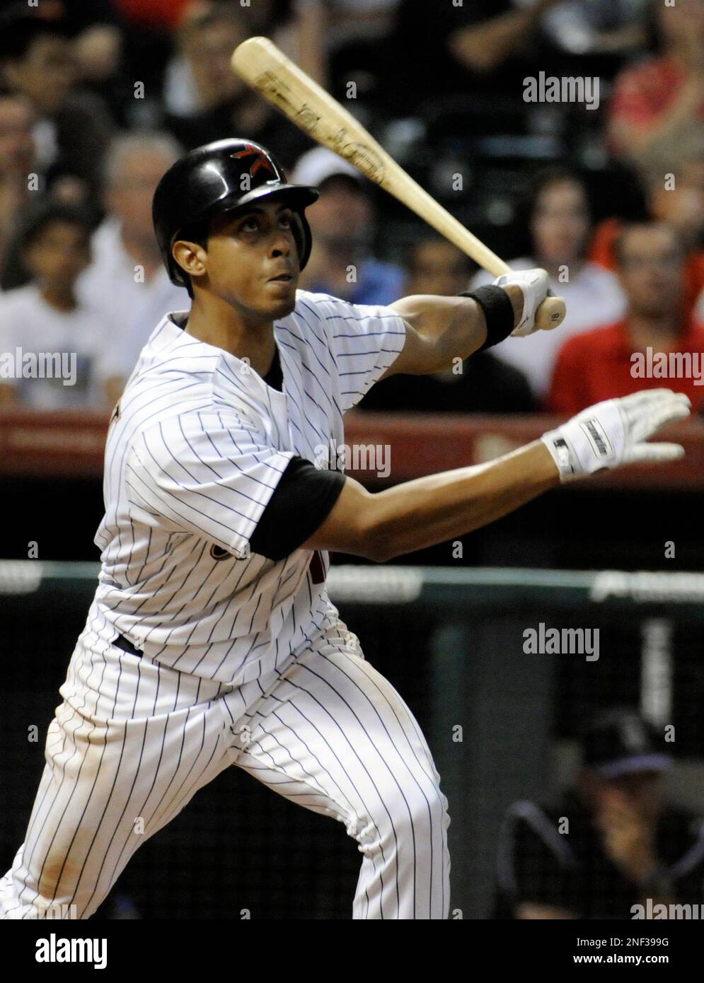 Houston Astros' Edwin Maysonet in a baseball game Tuesday, June 2, 2009 ...