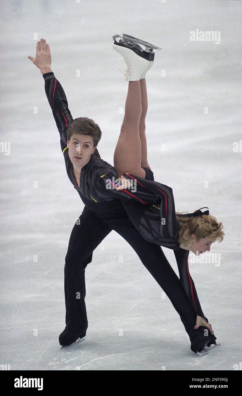 United Statesâ€™ Calla Urbanski of Chicago, Ill., and her partner Rocky ...