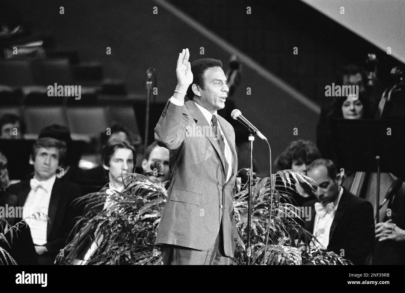 Former U.S. United Nations Ambassador Andrew Jackson Young takes the ...