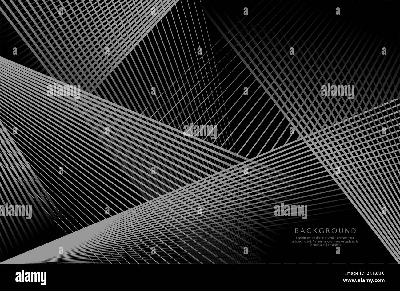 Technology motion lines abstract background design. Black dynamic line ...