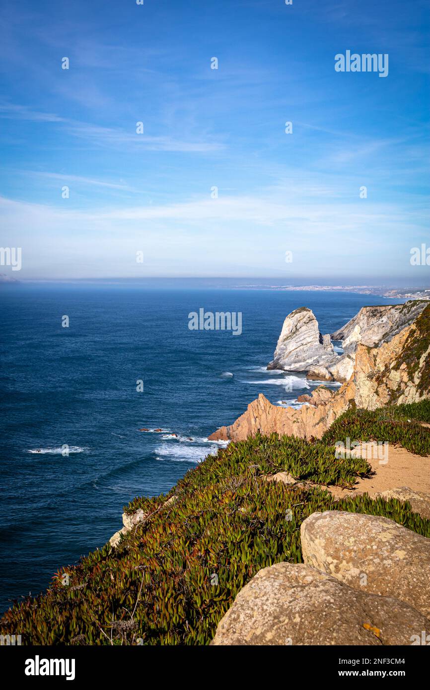 At the western most point of Portugal and Europe, Cabo da Roca provides ...