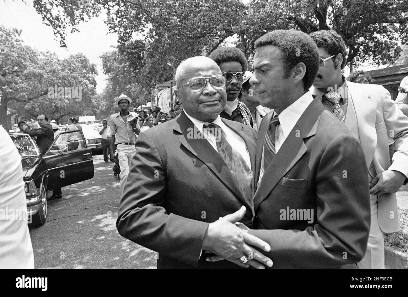 Martin Luther King Sr., father of civil rights leader, left, and Andrew ...