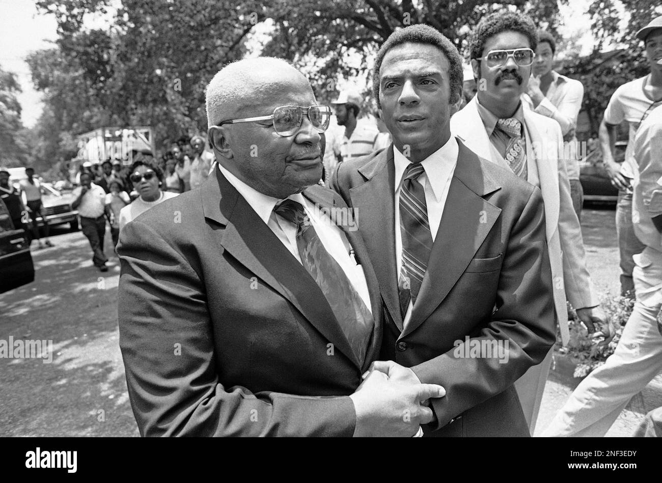Martin Luther King Sr., father of civil rights leader, left, and Andrew ...