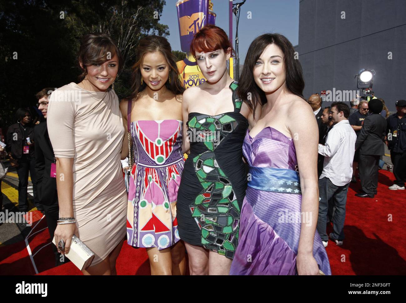 Briana Evigan, Jamie Chung, Rumer Willis and Leah Pipes at the MTV ...
