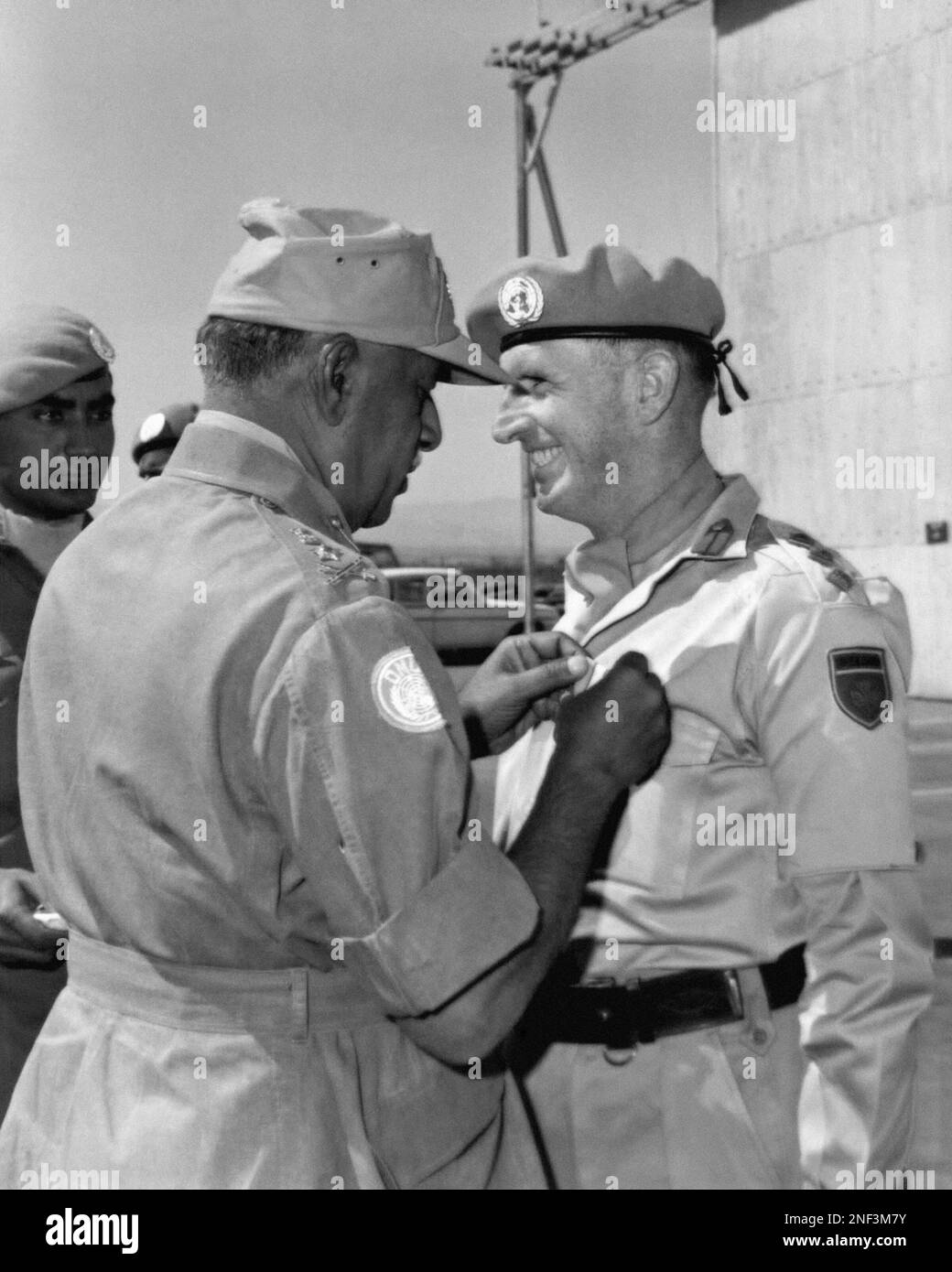 General K.S. Thimayya, Indian commander of United Nations forces in ...