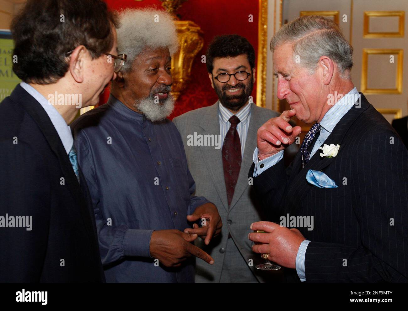 Britain's Prince Charles, right, Patron of the University of Cambridge ...