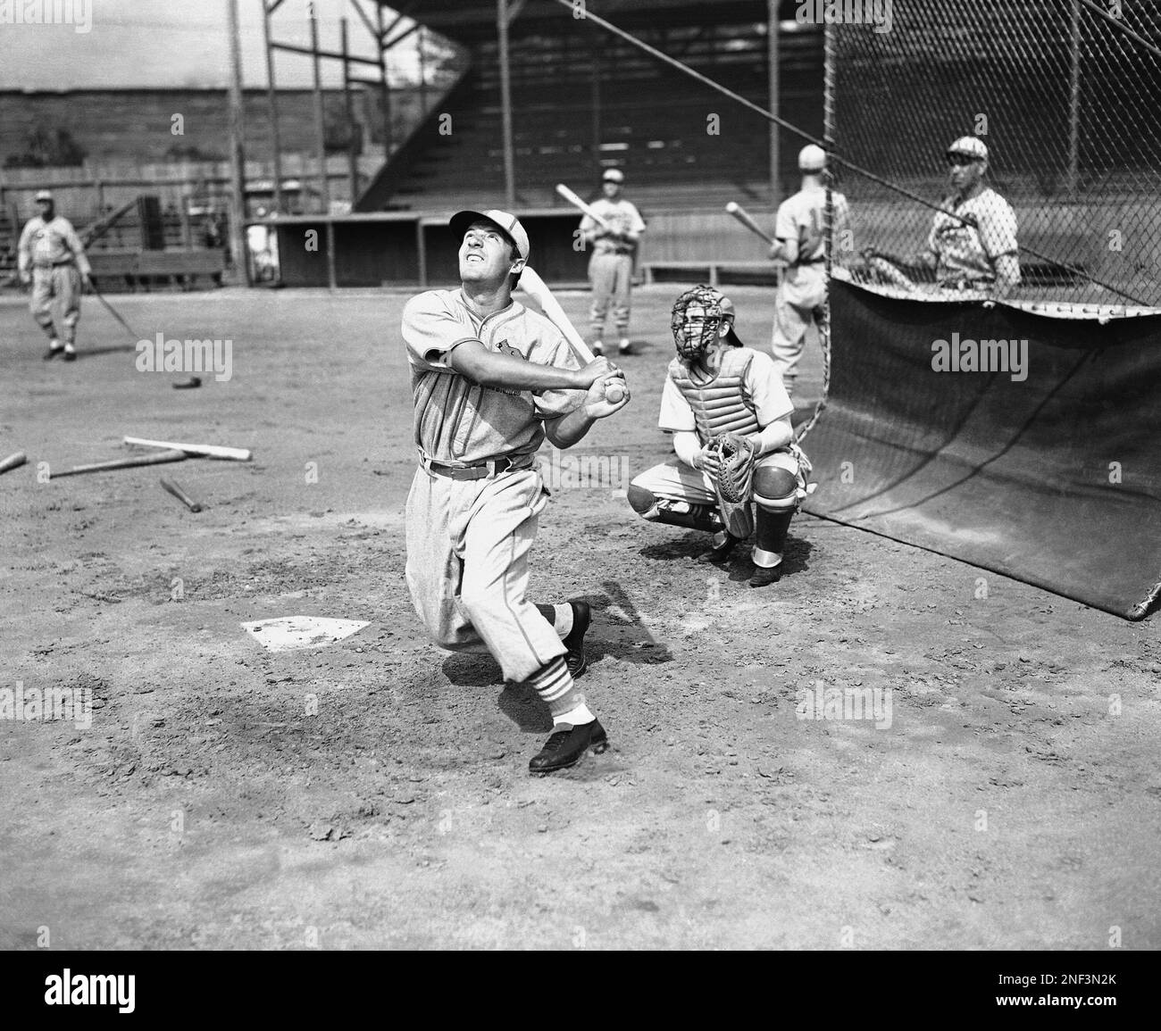Shown in photo is Joe “Ducky-Wucky” Medwick, St. Louis Cardinals ...