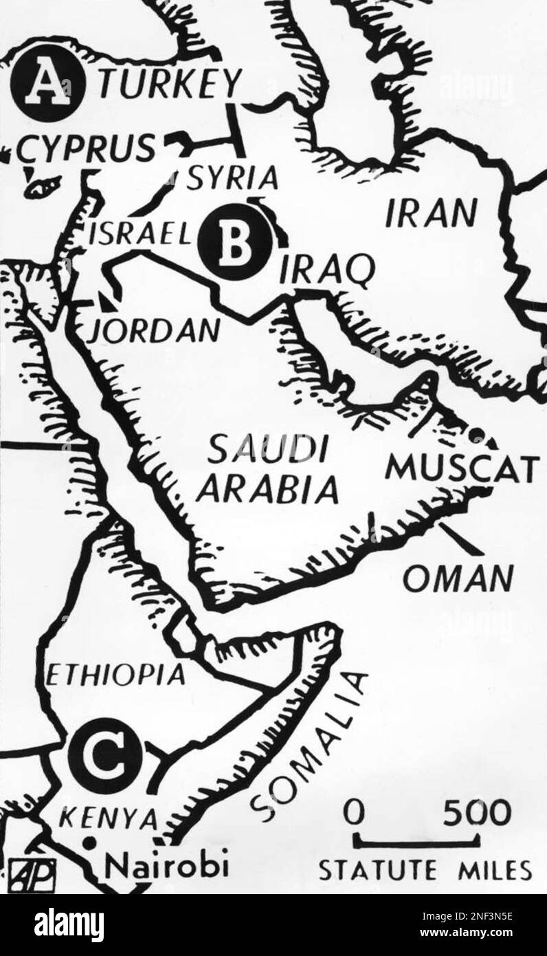 British forces reportedly are being alerted, shown on July 22, 1957 at ...