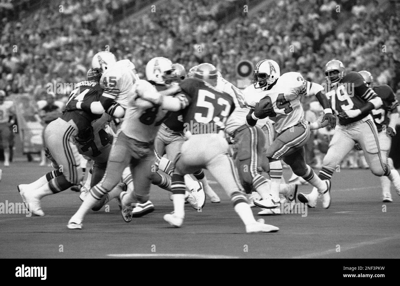 Houston running back Earl Campbell is shown in action against Seattle ...