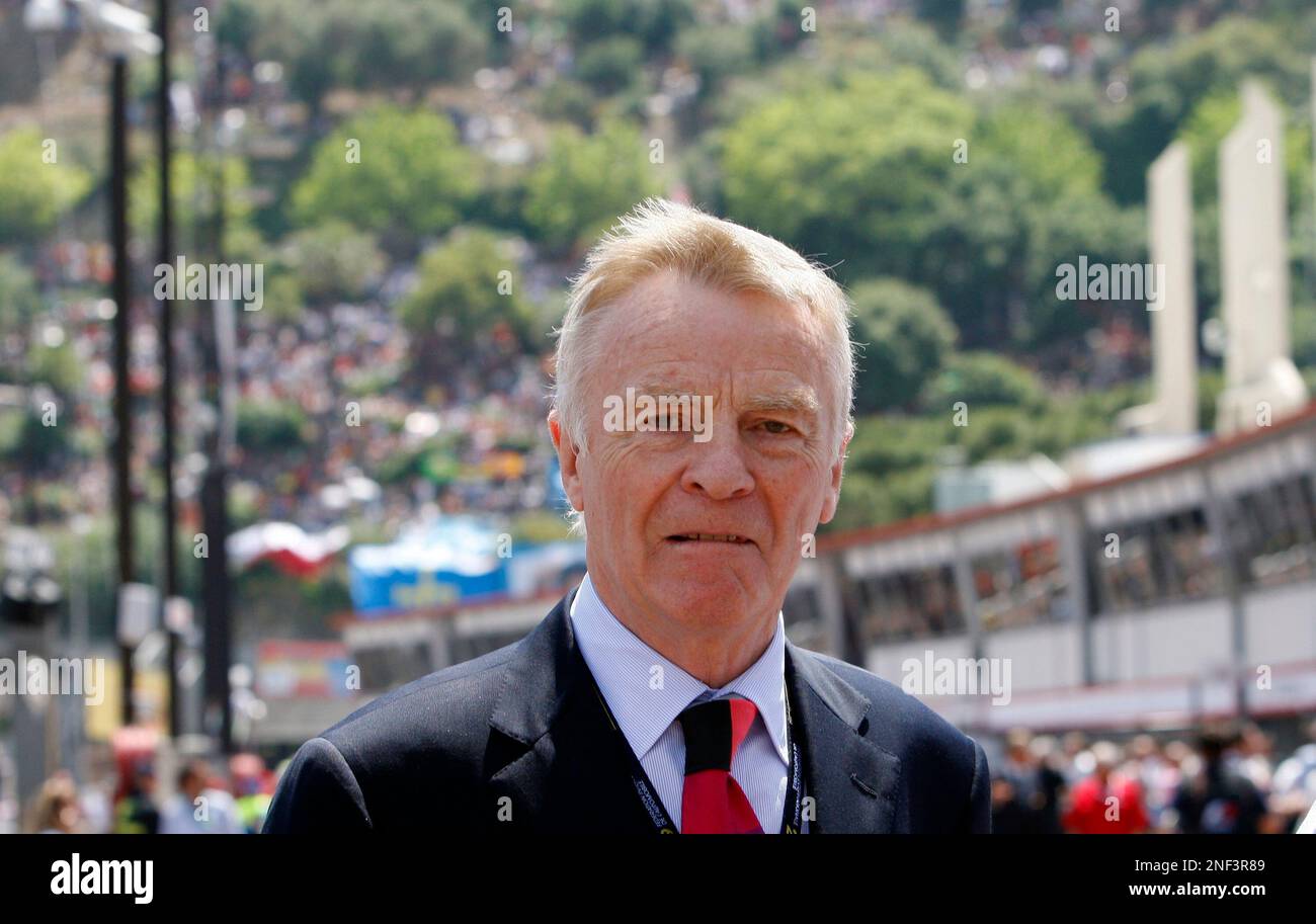 FIA President Max Mosley arrives at the starting grid of the Monaco ...