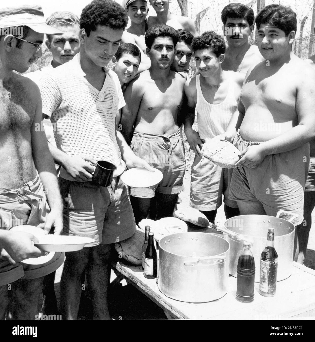 This British official Photograph taken on July 24, 1956 shows political ...