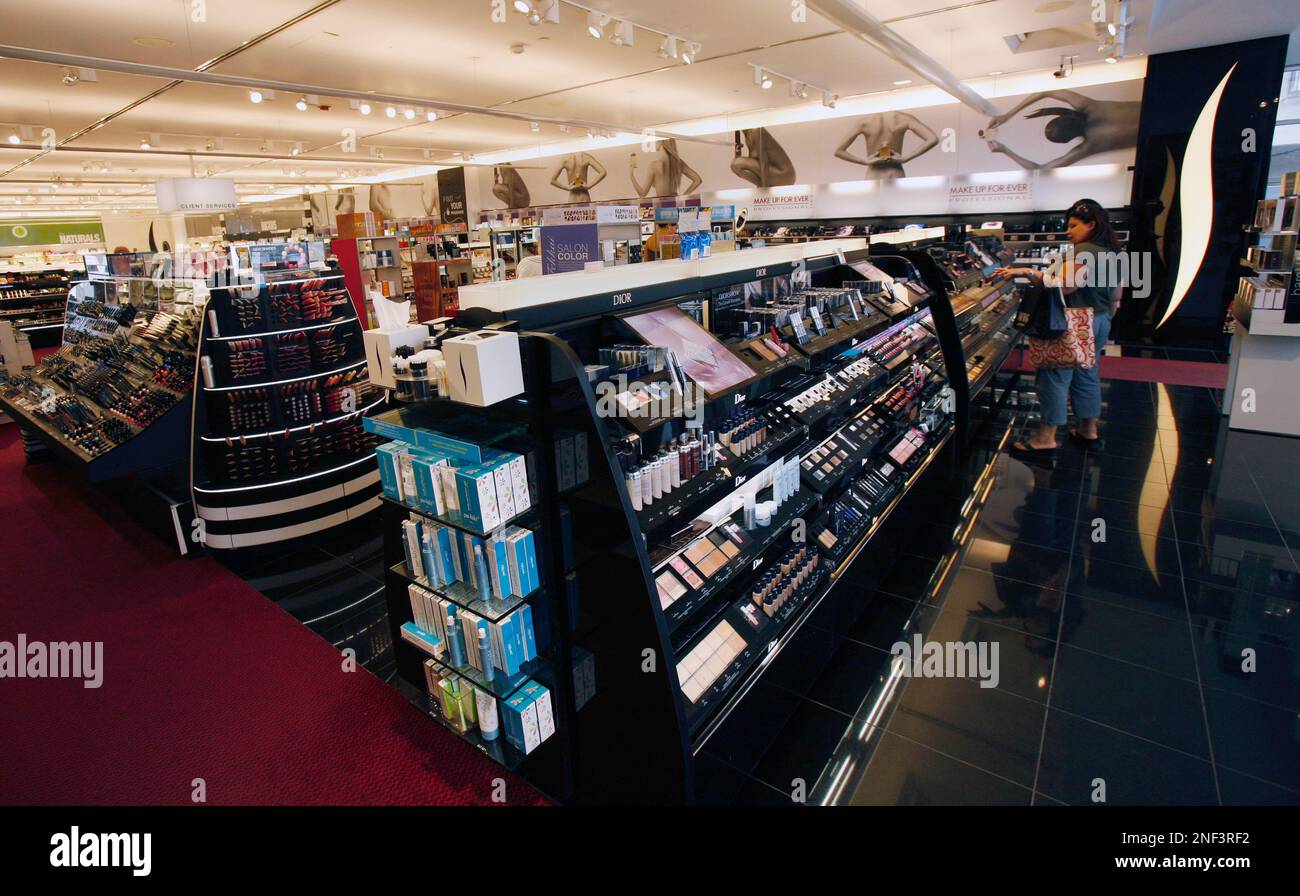 The interior of a Sephora store is shown Monday, May 18, 2009 in Miami ...