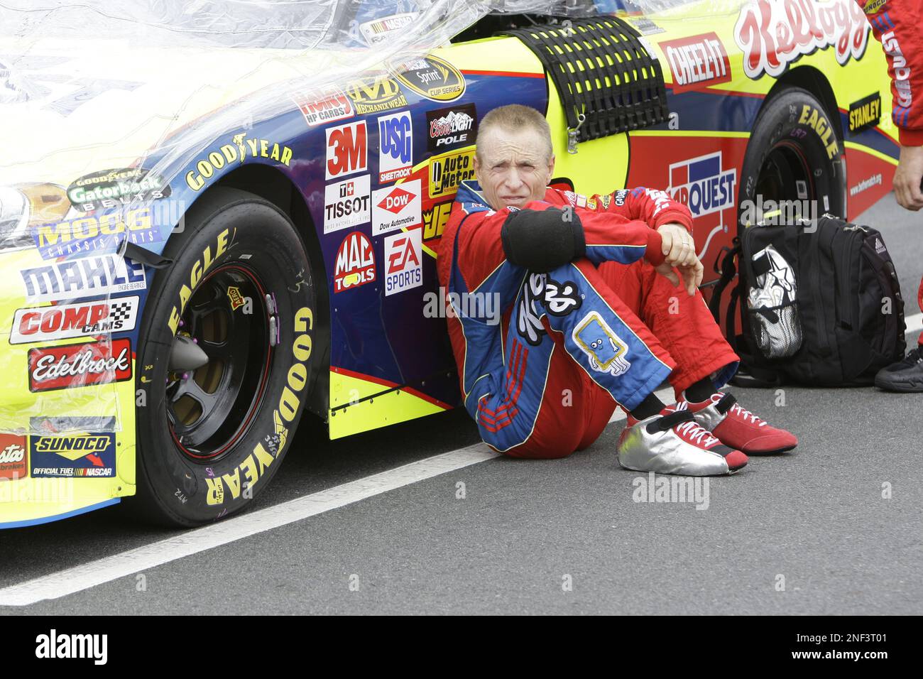 Mark Martin is shown before the NASCAR Coca-Cola 600 auto race at Lowe ...