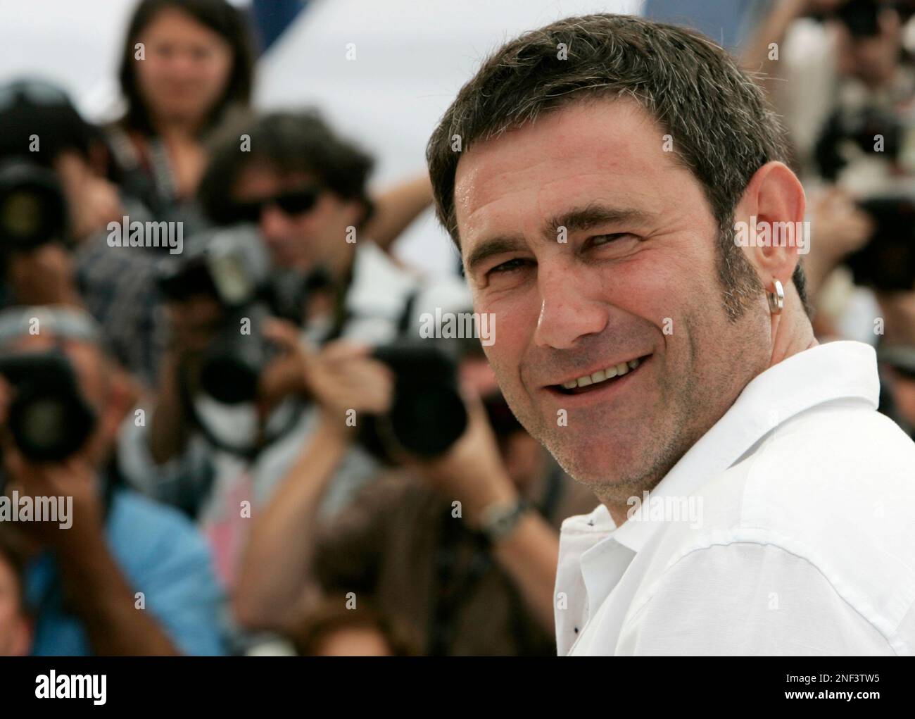 Spanish actor Sergi Lopez poses during a photo call for the film 'Map ...