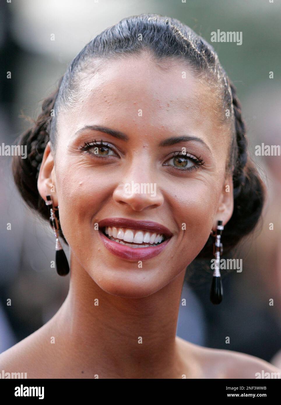 French model Noemie Lenoir arrives on the red carpet for the screening ...