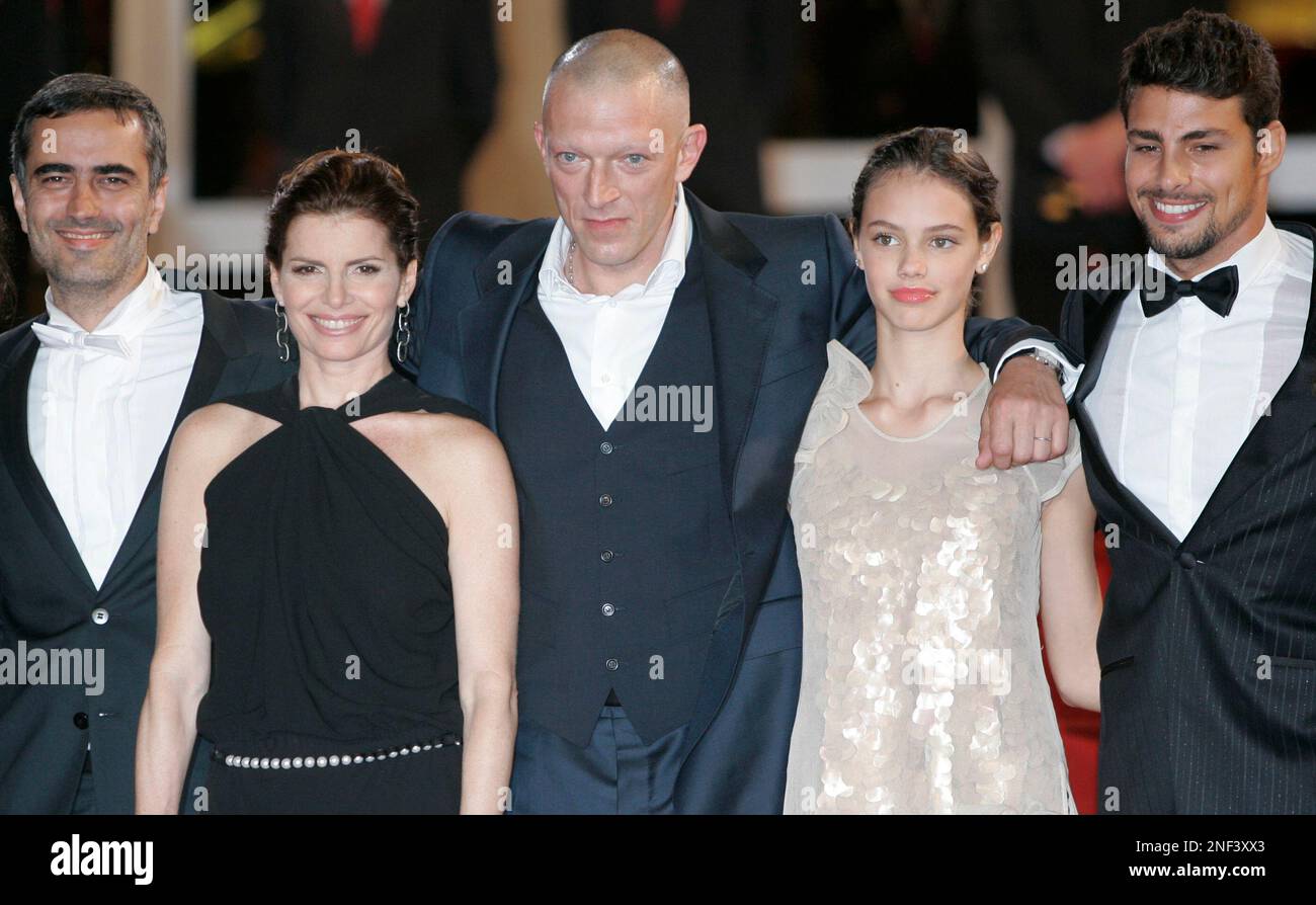 From left, Brazilian director Heiter Dhalia, Brazilian actress Debora ...
