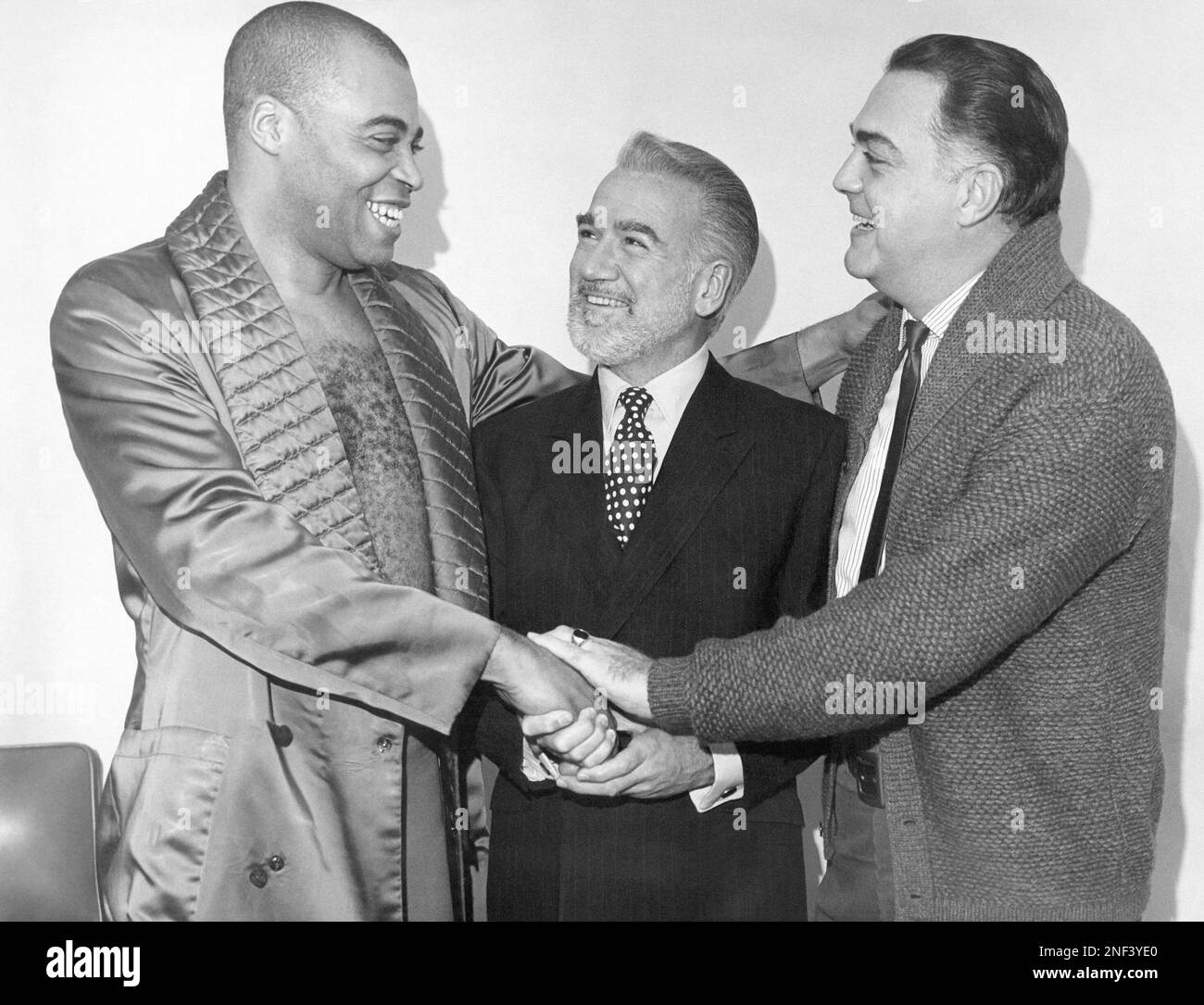 Edward Padula, center, producer of "Red, White and Maddox" introduces ...