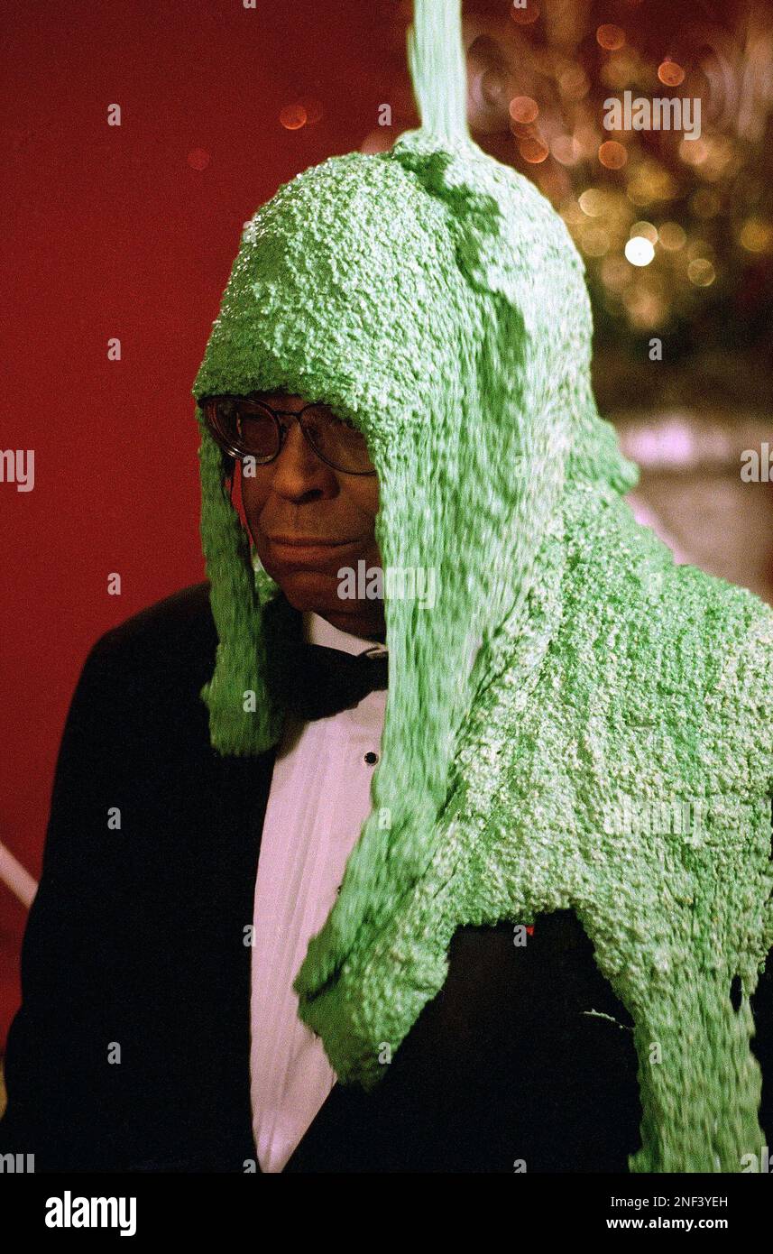 Actor James Earl Jones gets doused with buckets of goo during the ...