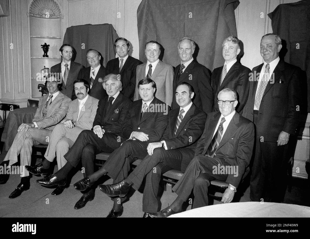 The new owners of the New York Yankees pose in New York City, Jan. 10 ...