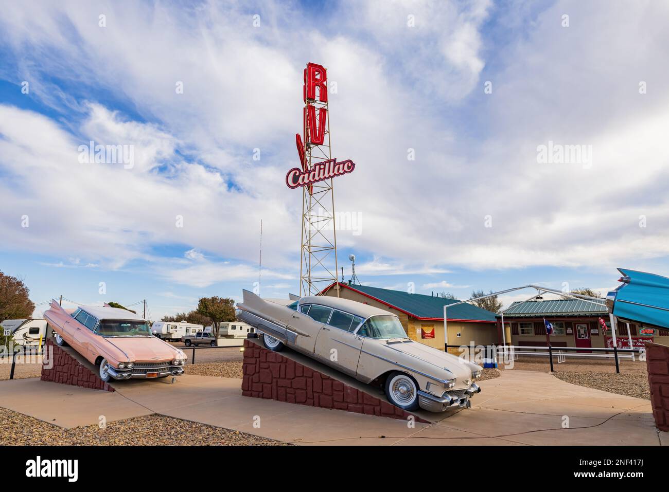 Cadillac ranch rv park hi-res stock photography and images - Alamy