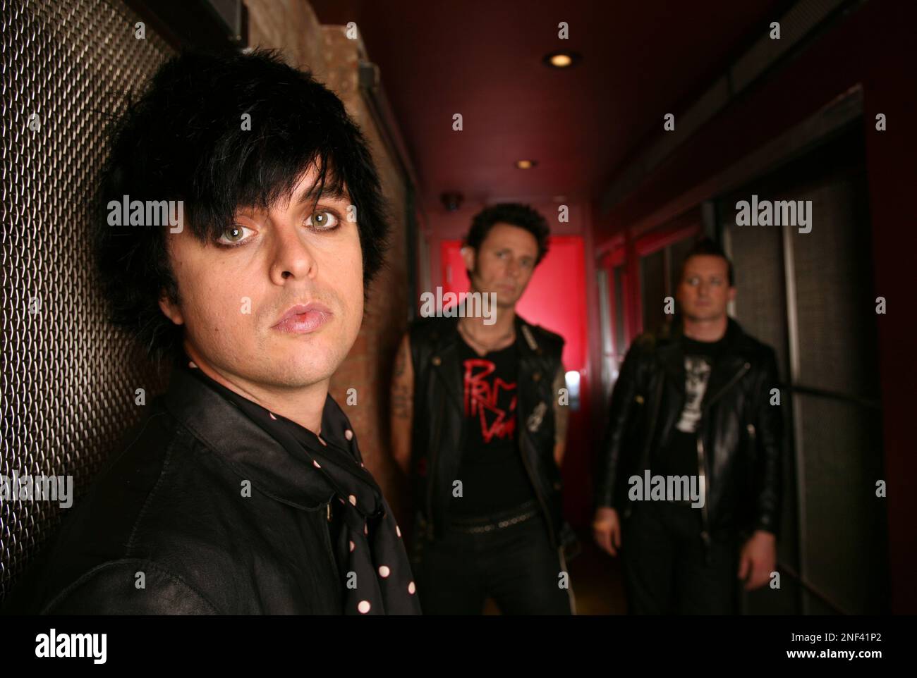 Green Day members, from left, Billie Joe Armstrong, Mike Dirnt, and Tre ...