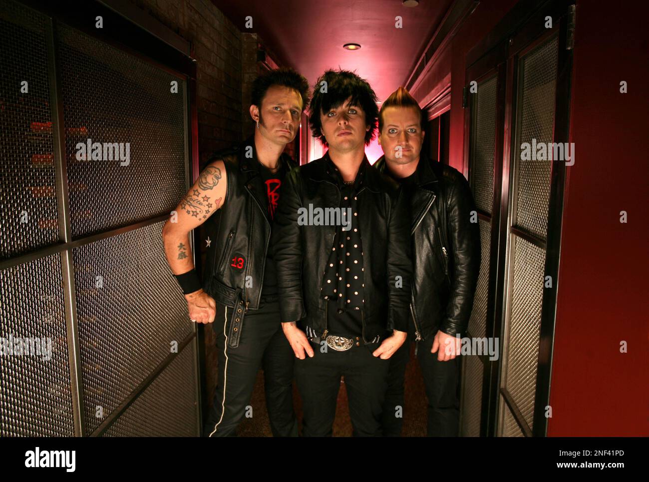 Green Day members, from left, Mike Dirnt, Billie Joe Armstrong and Tre ...