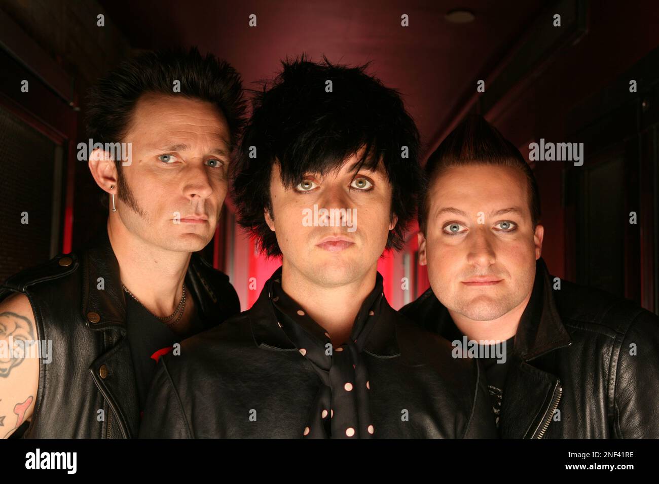 Green Day members, from left, Mike Dirnt, Billie Joe Armstrong and Tre ...