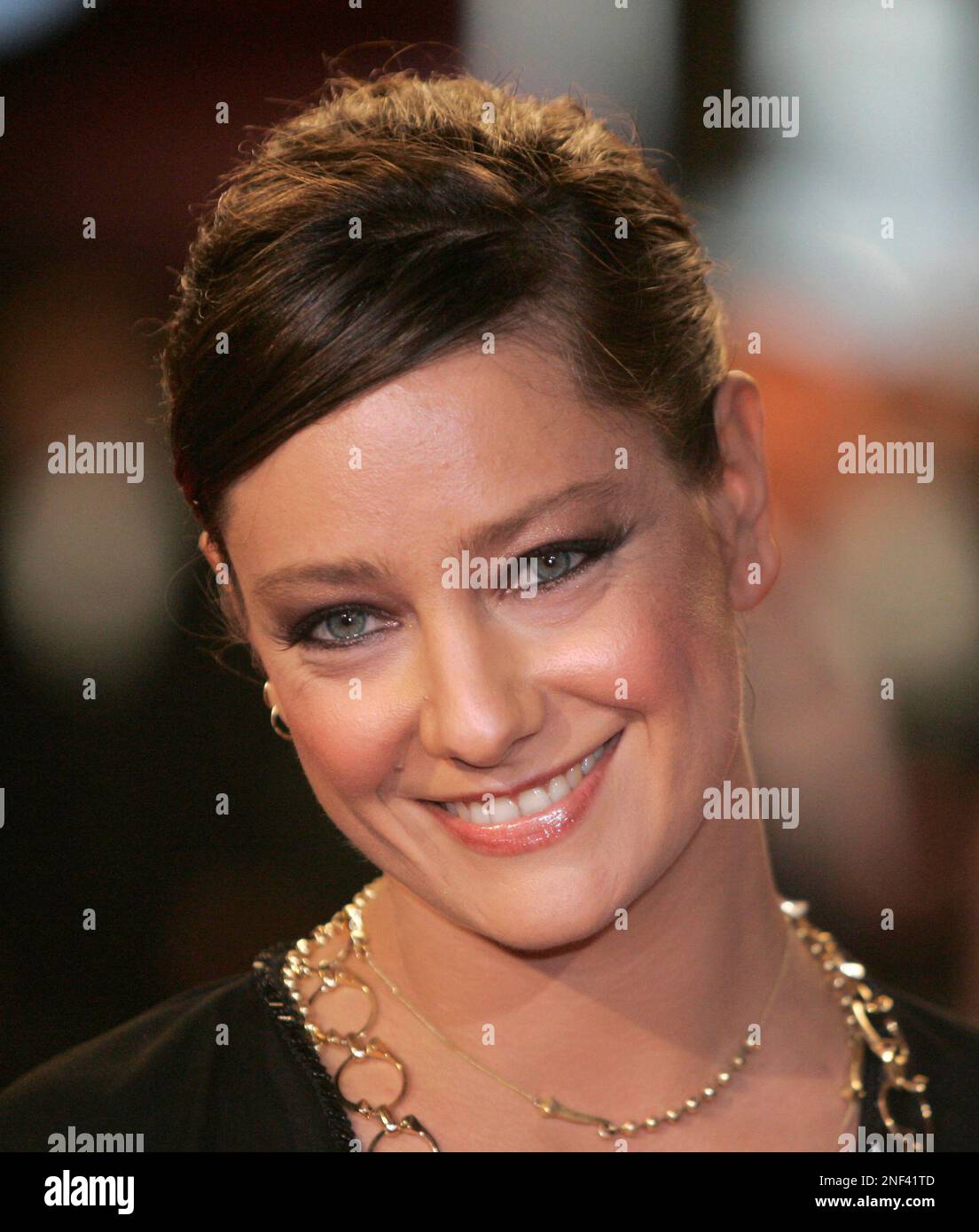 Italian actress Giovanna Mezzogiorno arrives for the screening of the ...