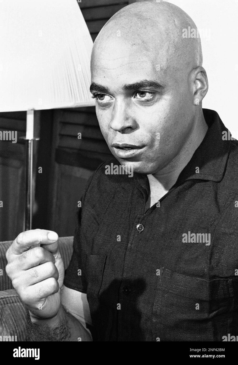 James Earl Jones, star of Broadway's new triumph, "The Great White Hope ...