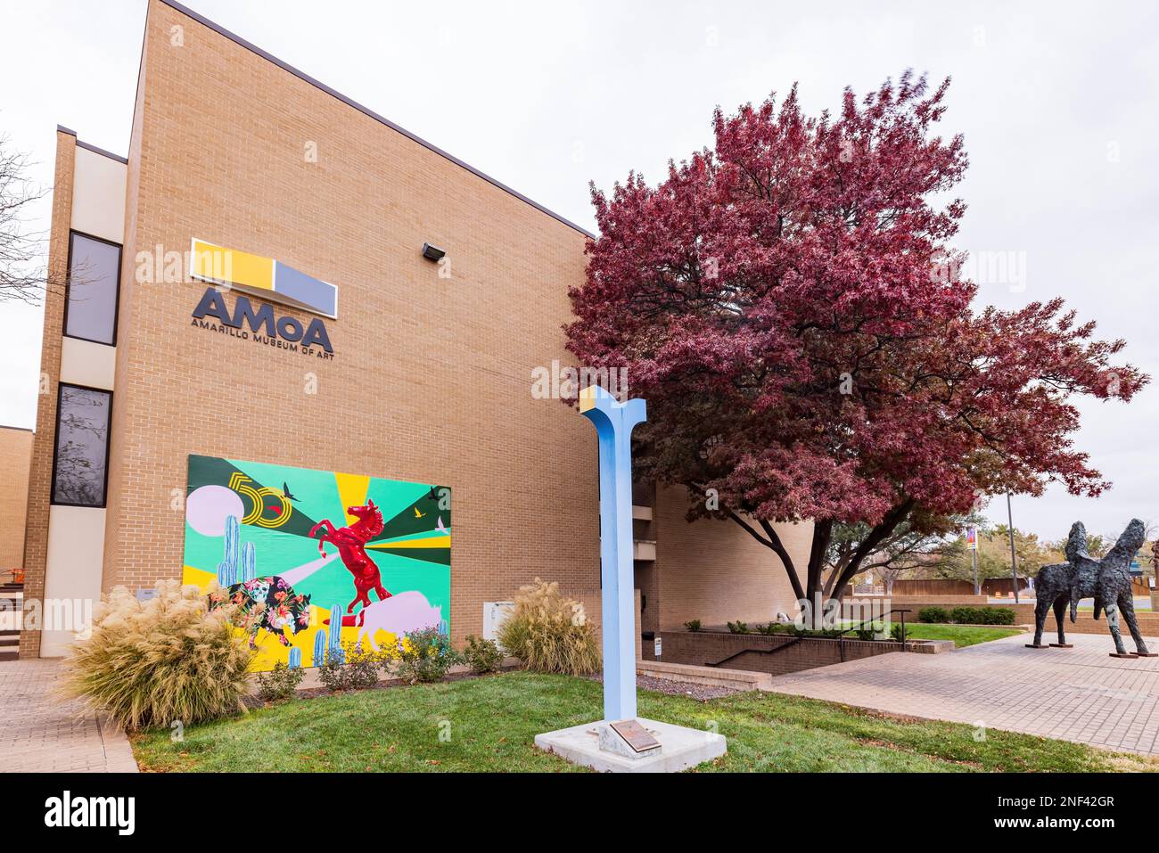 Texas, NOV 23 2022 - Amarillo Museum of Art Stock Photo - Alamy