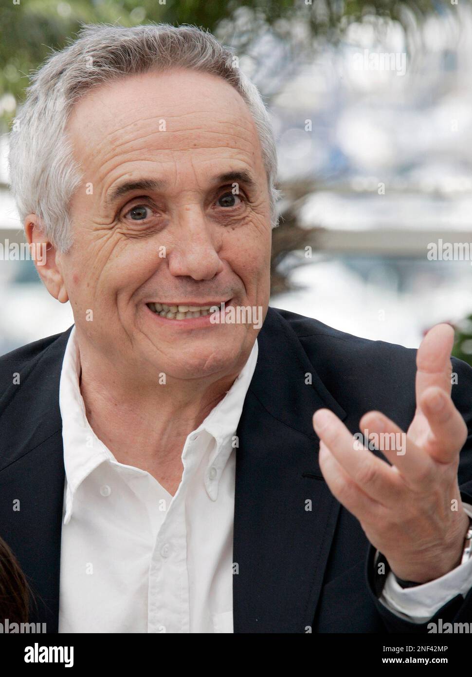 Italian director Marco Bellocchio reacts as he attends a photo call for ...