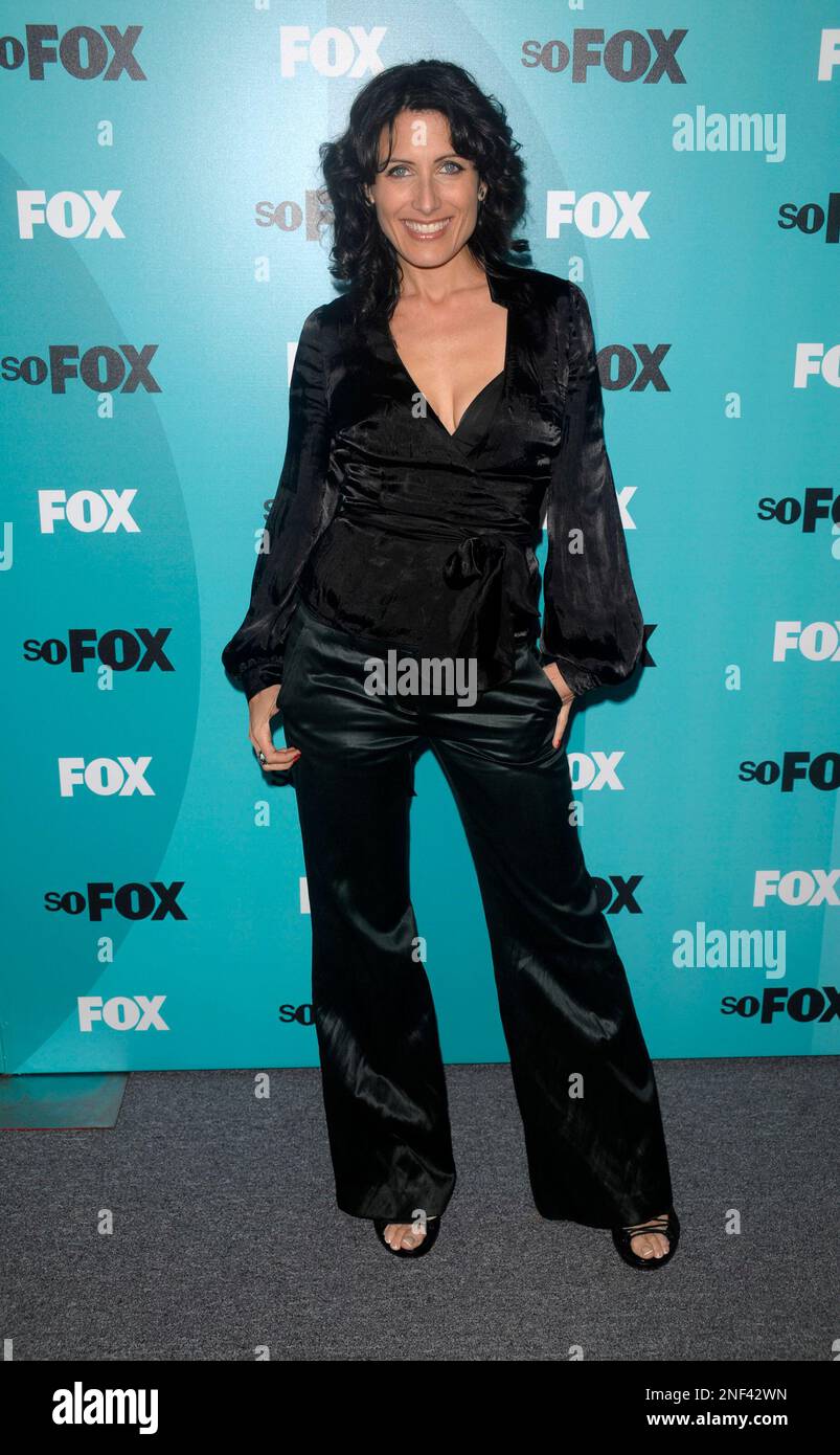 Actress Lisa Edelstein attends the 2009 Fox upfront after party in New ...