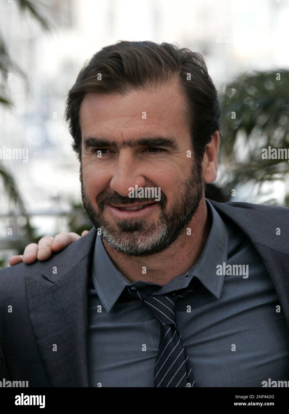 French actor and former soccer player Eric Cantona during a photo call ...