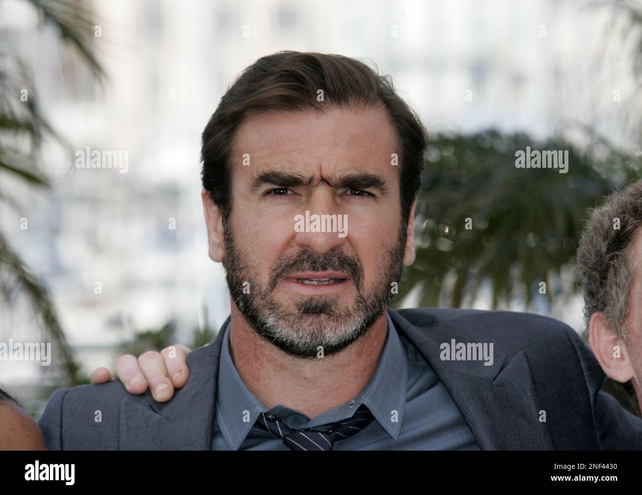 French actor and former soccer player Eric Cantona during a photo call ...
