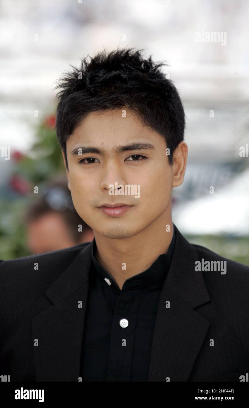 Filipino actor Coco Martin attends a photo call for the film 'Kinatay ...