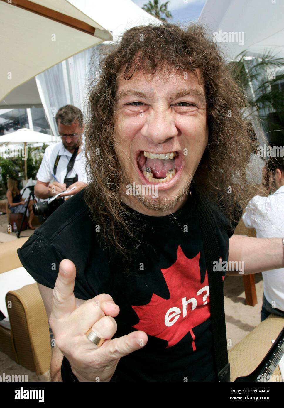 Canadian musician Steve Kudlow poses during a photo call for the film ...