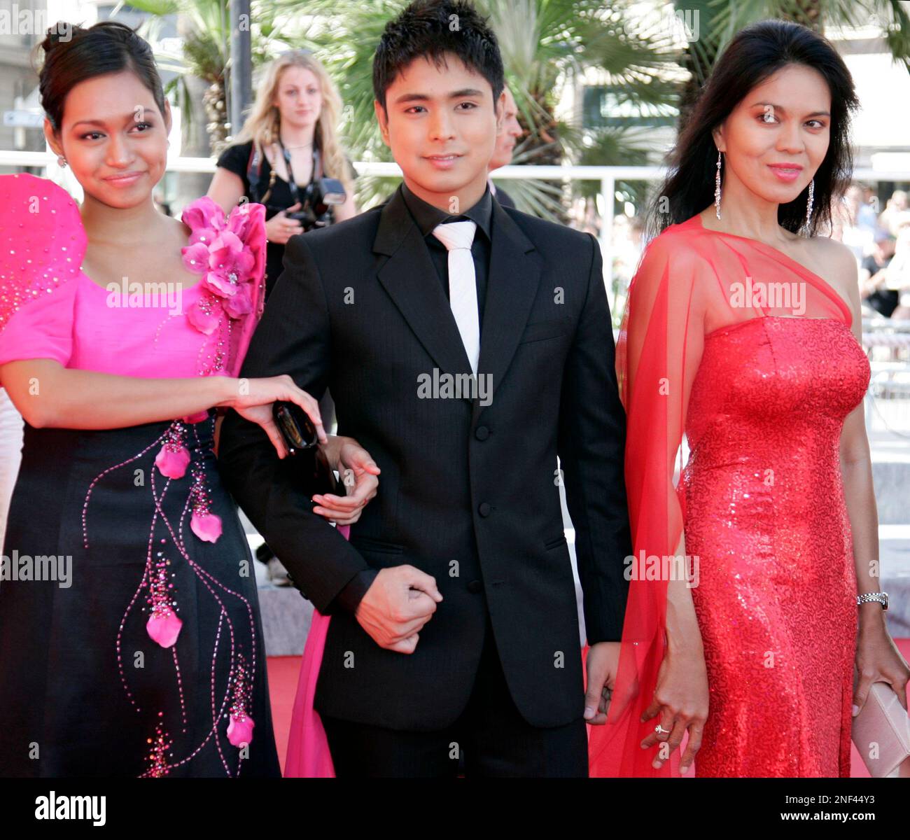 From left, Filipino actors Mercedes Cabral, Coco Martin and Maria ...