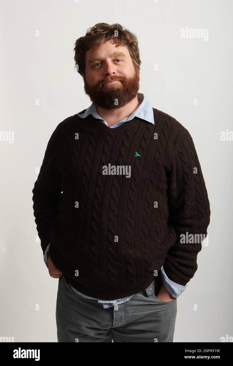 Actor Zach Galifianakis, a cast member in the upcoming film "The ...