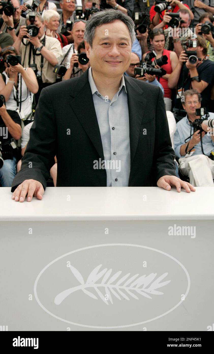 Taiwanese director Ang Lee poses at a photo call for the film 'Taking ...