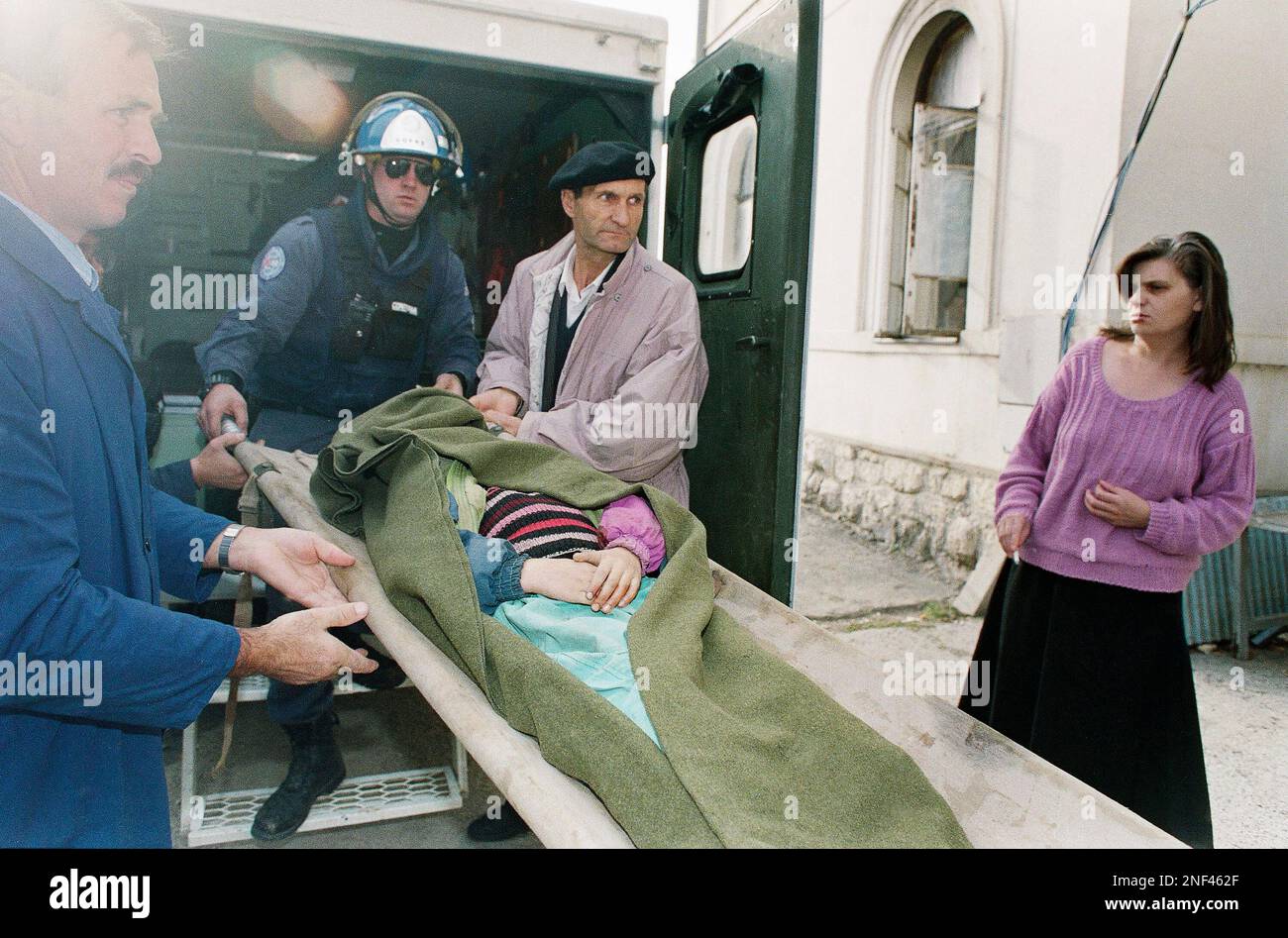 The body of seven-year-old Nermin Divovic, shot dead by a sniper, is ...