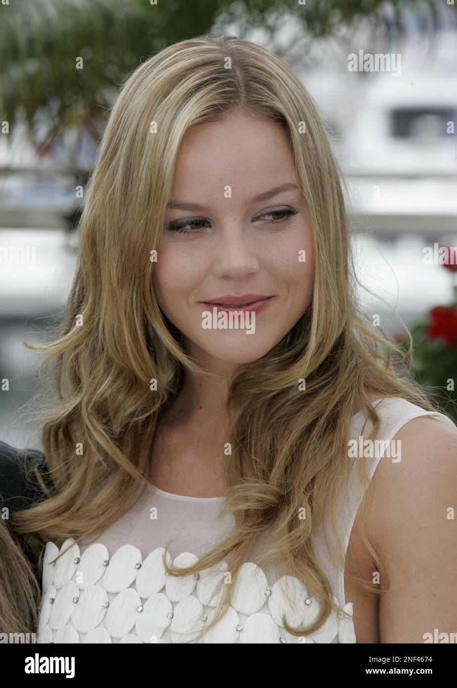 Cast member Australian actress Abbie Cornish poses during a photocall ...