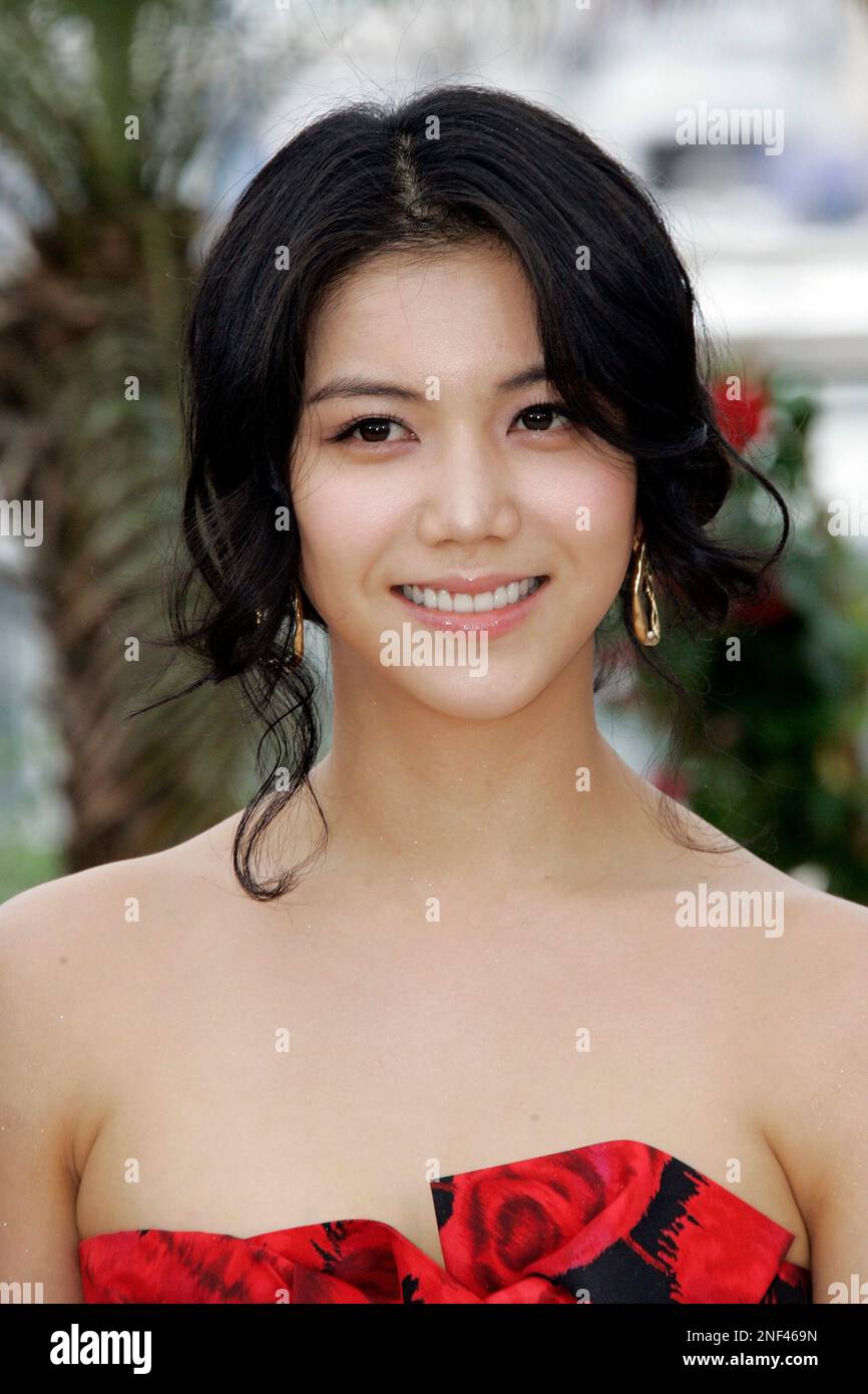 South Korean actress Kim Ok-Vin attends a photo call for the film 'Bak ...