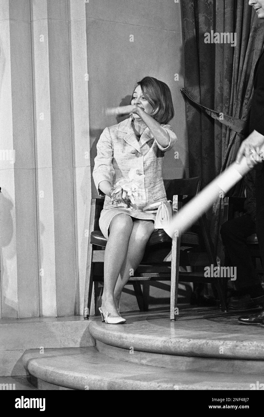 This was the reaction of Mrs. Georgia Clark, wife of Ramsey Clark , as ...