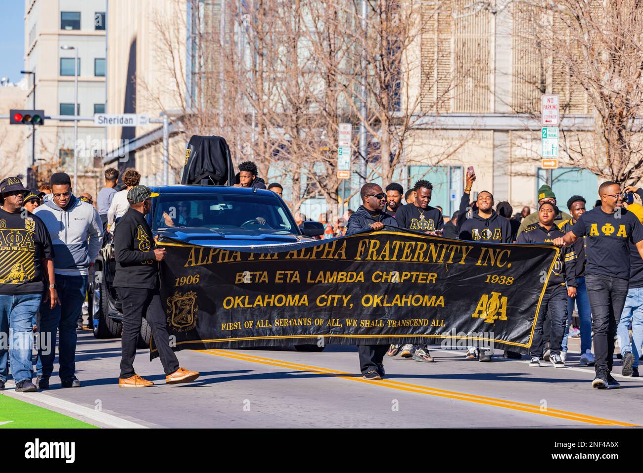 Oklahoma, JAN 15 2023 - A picturesque view of the Martin Luther King Jr ...