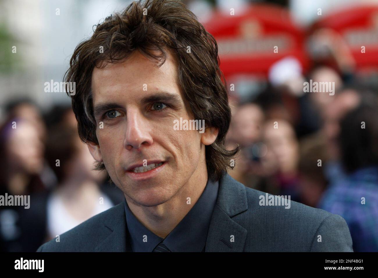 Cast member U.S. actor, Ben Stiller poses as he arrives for the World ...