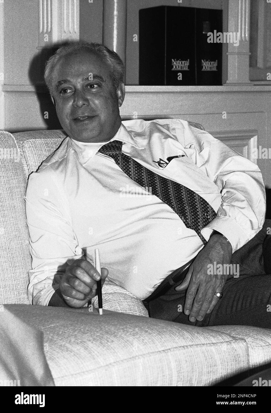 Ambassador Robert Strauss showing during an interview on Friday, Oct ...