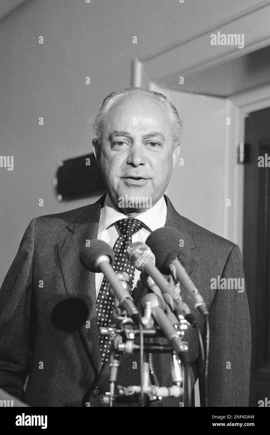 Robert Strauss, President Carter's campaign Manager, July 31, 1980. (AP ...