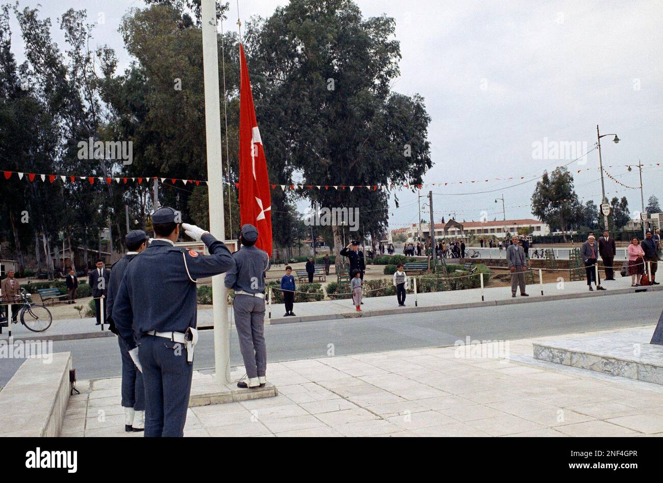 1300 hours parade during which Turkish Cypriot National Guards bring ...