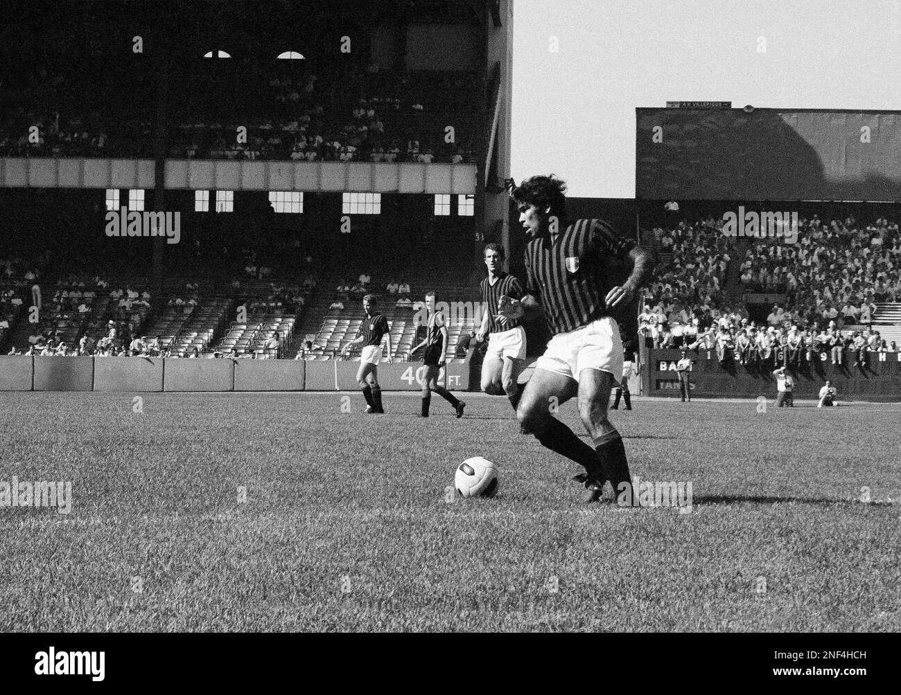 A.C. Milan's Gombin seen in action during exhibition game, Sunday, June ...